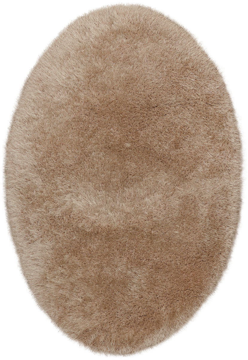 Ковер пушистый 200*300 см Snow H265-beige овал