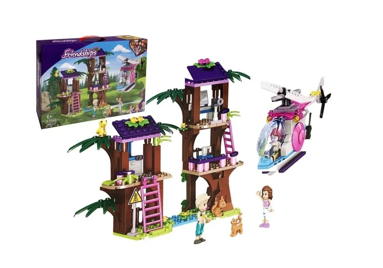 Конструктор Френдс Прогулки в джунглях 366 деталей