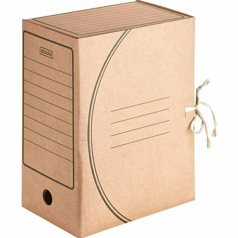Короб архивный с завязками 150мм,5 шт. уп, 809768