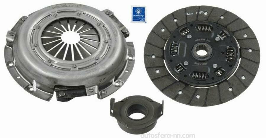 SACHS 3000569001 Комплект сцепления Renault 18,19 II,20,25,30, Espase I, II, Fuego Trafic 2.1D, TD 10.80-