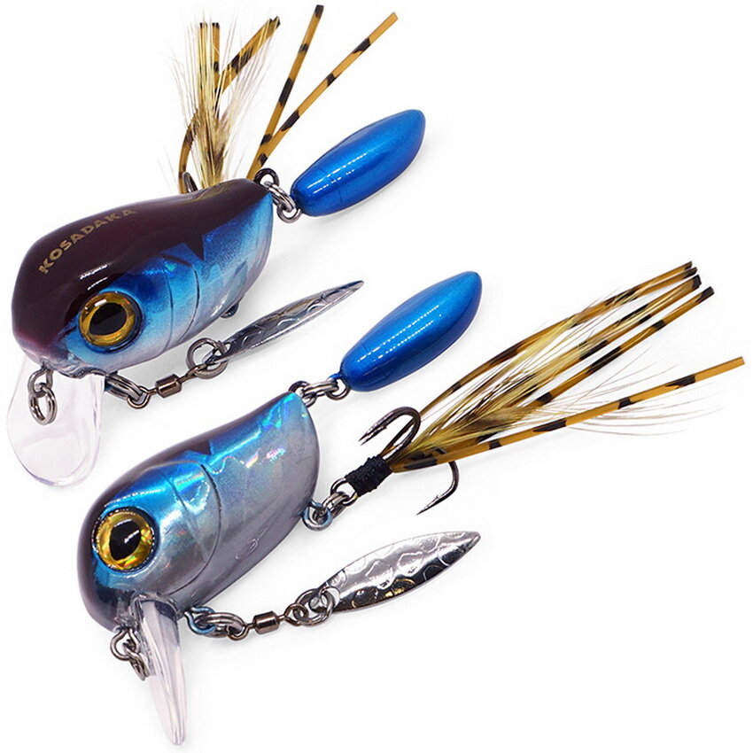 Воблер Kosadaka Micro Tappy 54F, плав, 54мм, 4.8г, 0.0-0.2м, цв. BLU