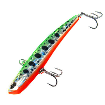 Раттлин DUO BAY RUF SV-80 15g цвет ADA3323 LIME YAMAME OB II