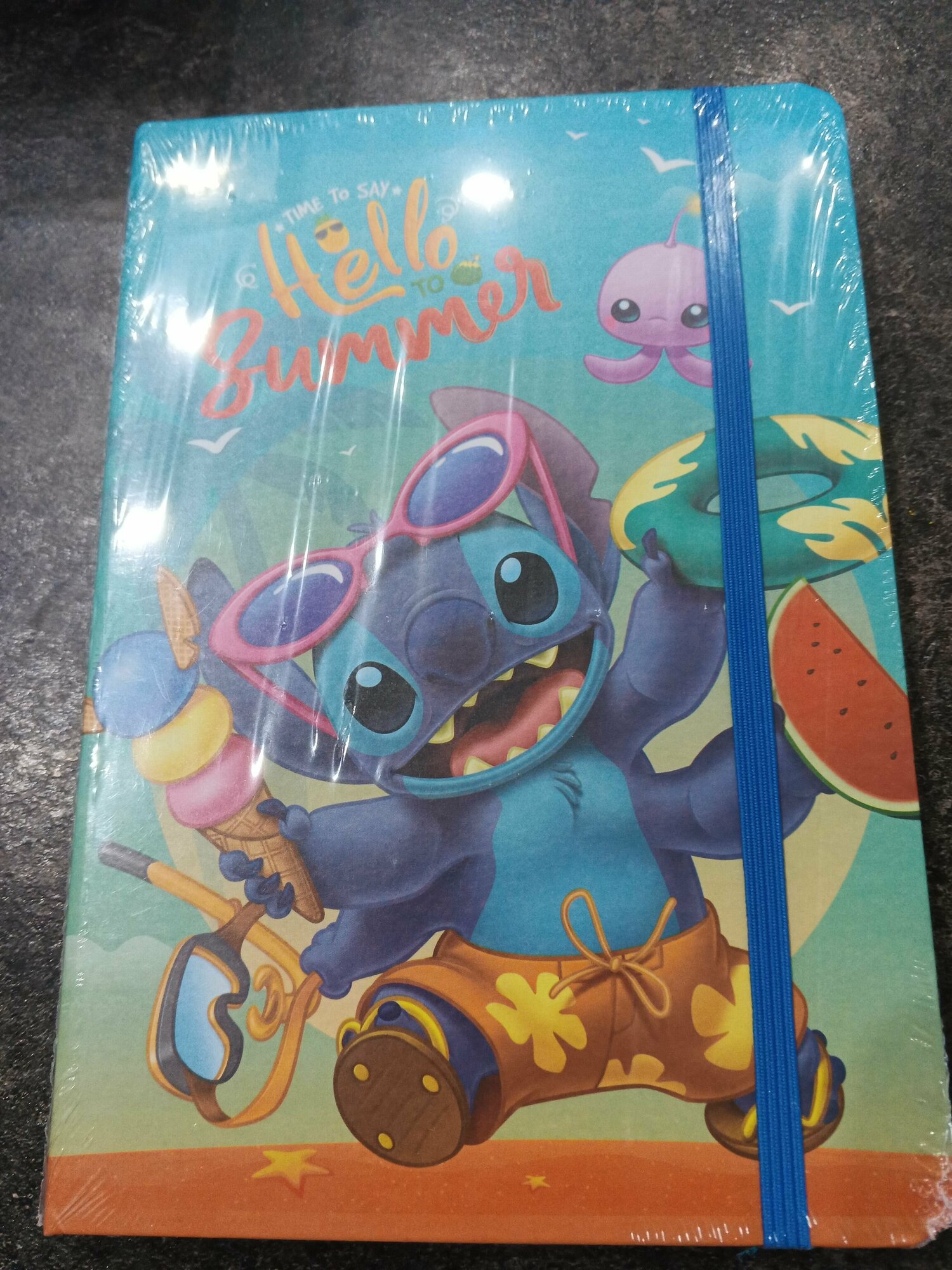 Блокнот на резинке Лето