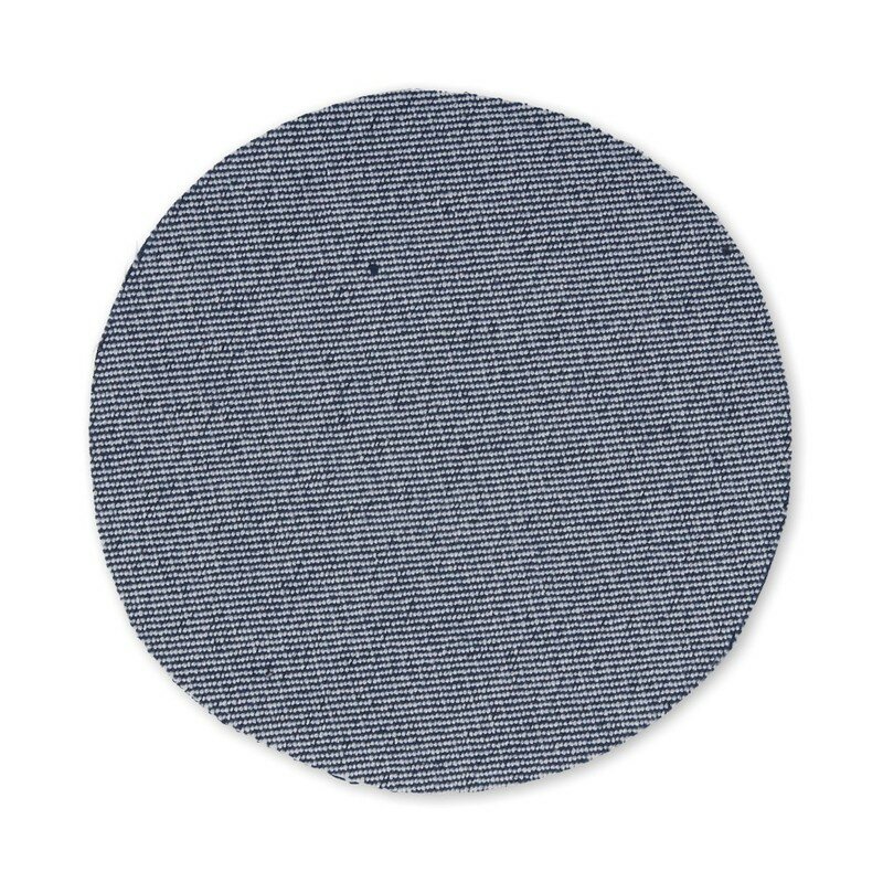 BLITZ термозаплатка круг №2 диаметром 9 см 2-03-02 светло-синий для одежды и изделий