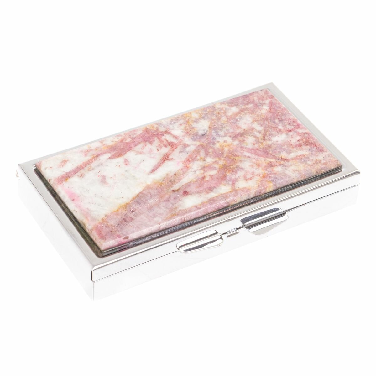 Таблетница на 7 отделений камень турмалин цвет серебро 126508