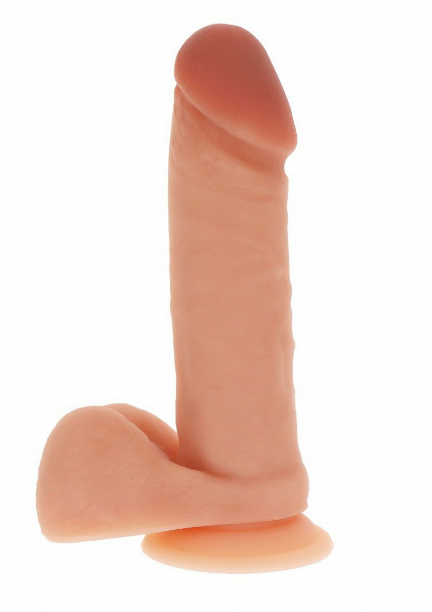 Реалистичный фаллоимитатор Silicone Dildo 8 Inch w Balls
