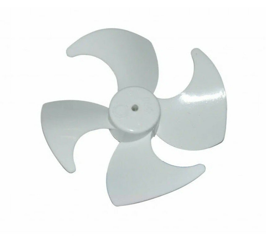 Крыльчатка мотора вентилятора холодильника Indesit, Ariston, Stinol, D=90 мм, посадочное место под вал 3 мм.