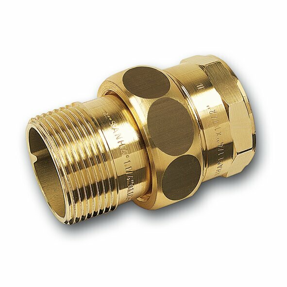 SANHA PURAFIT Сгон ВР-НР бронза с плоским уплотнением 1 1/2" 13331112