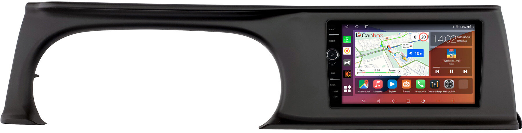 Штатная магнитола Kia Seltos 2019-2024 Canbox H-Line 7842-9-2020 на Android 10 (4G-SIM, 4/32, DSP, QLed)