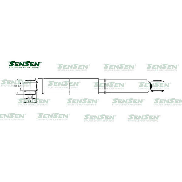 SENSEN 12130054 (7701035365 / A9043200231) амортизатор подвески Mercedes (Мерседес) Sprinter (Спринтер) / VW lt46 96-06
