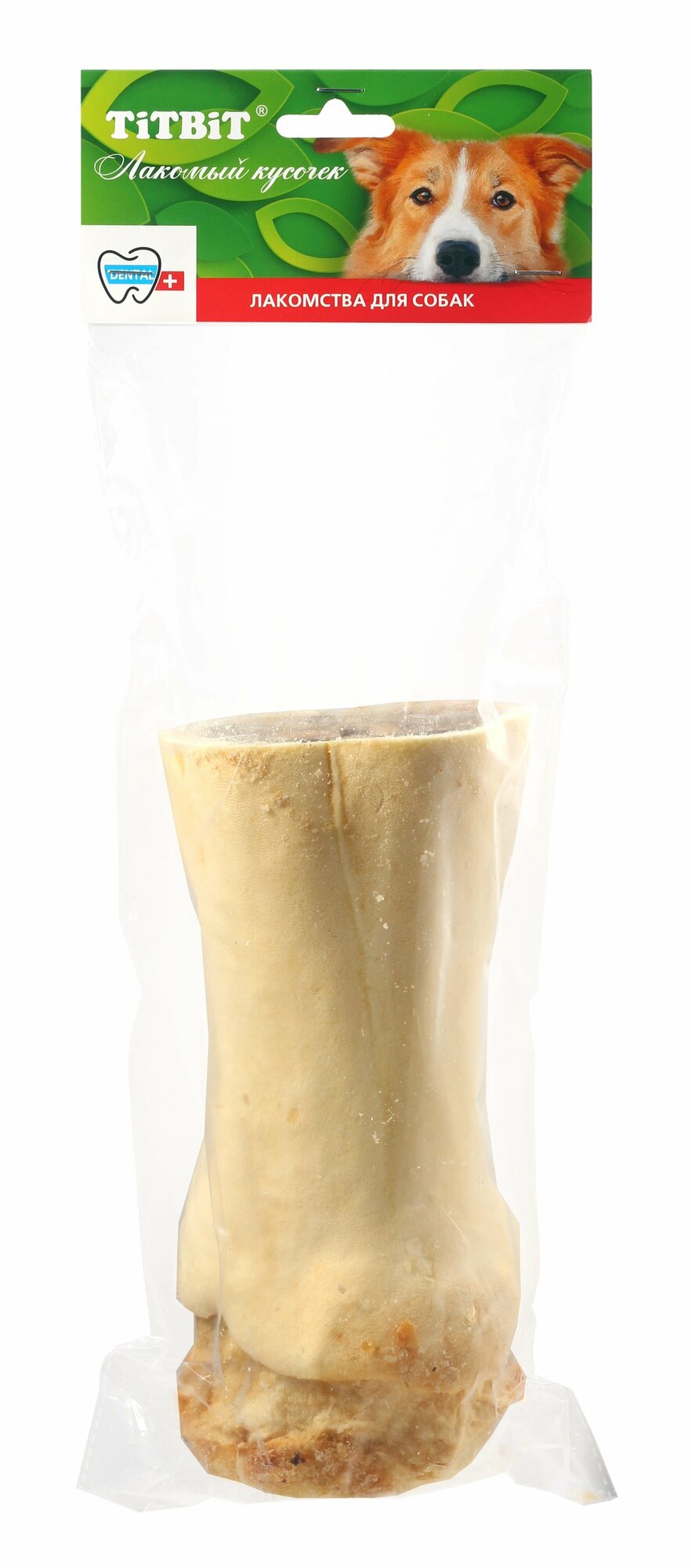 Лакомство TiTBiT Лакомый кусочек Голень говяжья большая для собак (512 г)