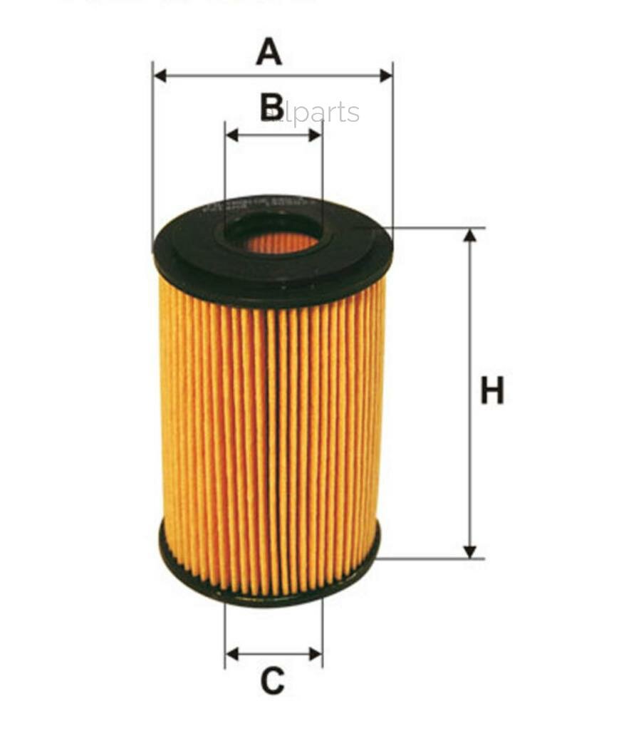 FILTRON OE6404 фильтр масляный!\ MB W168 1.4-2.1 M166 97>