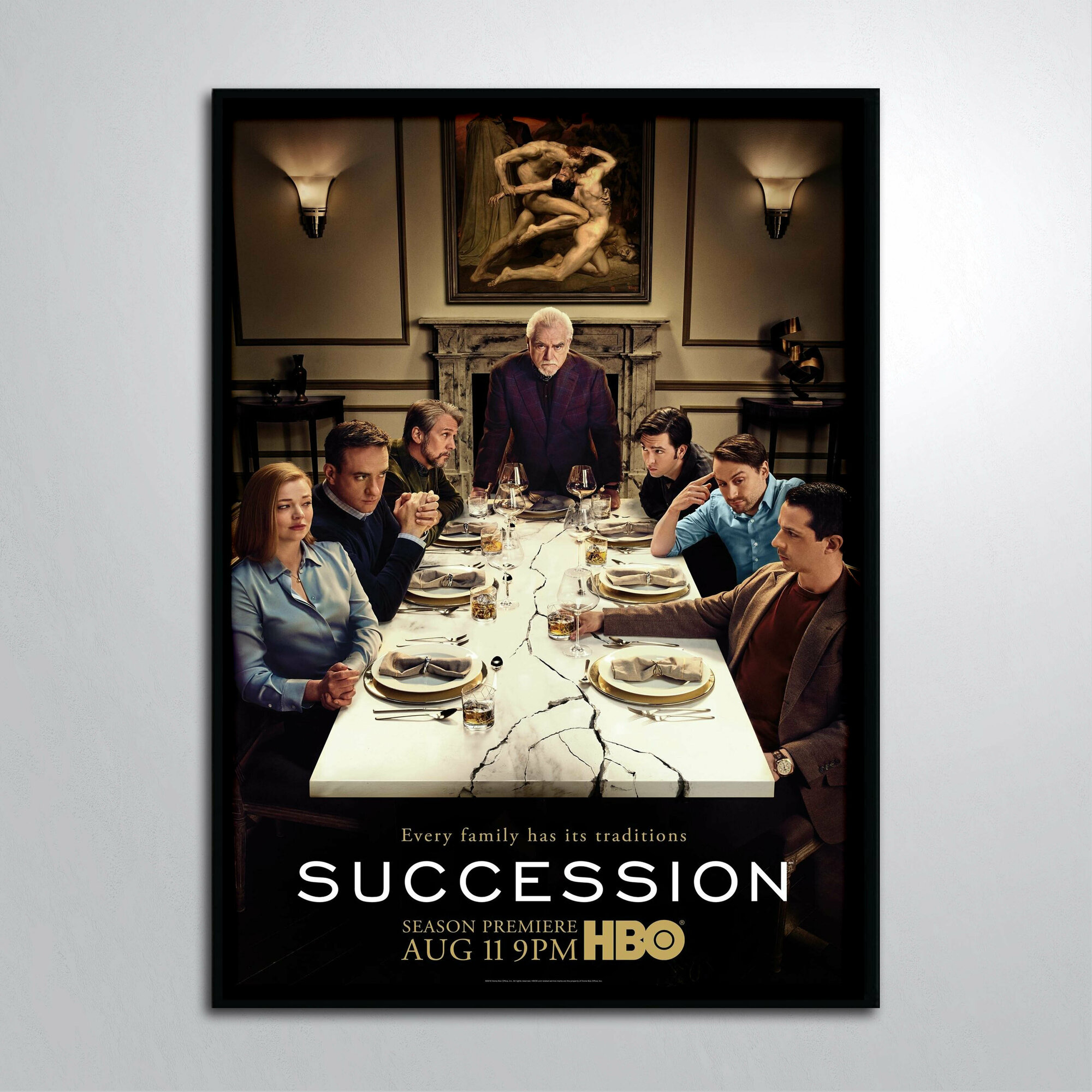 Постер без рамы/Сериал Наследники Кухня Succession