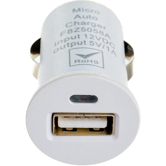 Автомобильное зарядное устройство Rexant USB 1000 mA белая