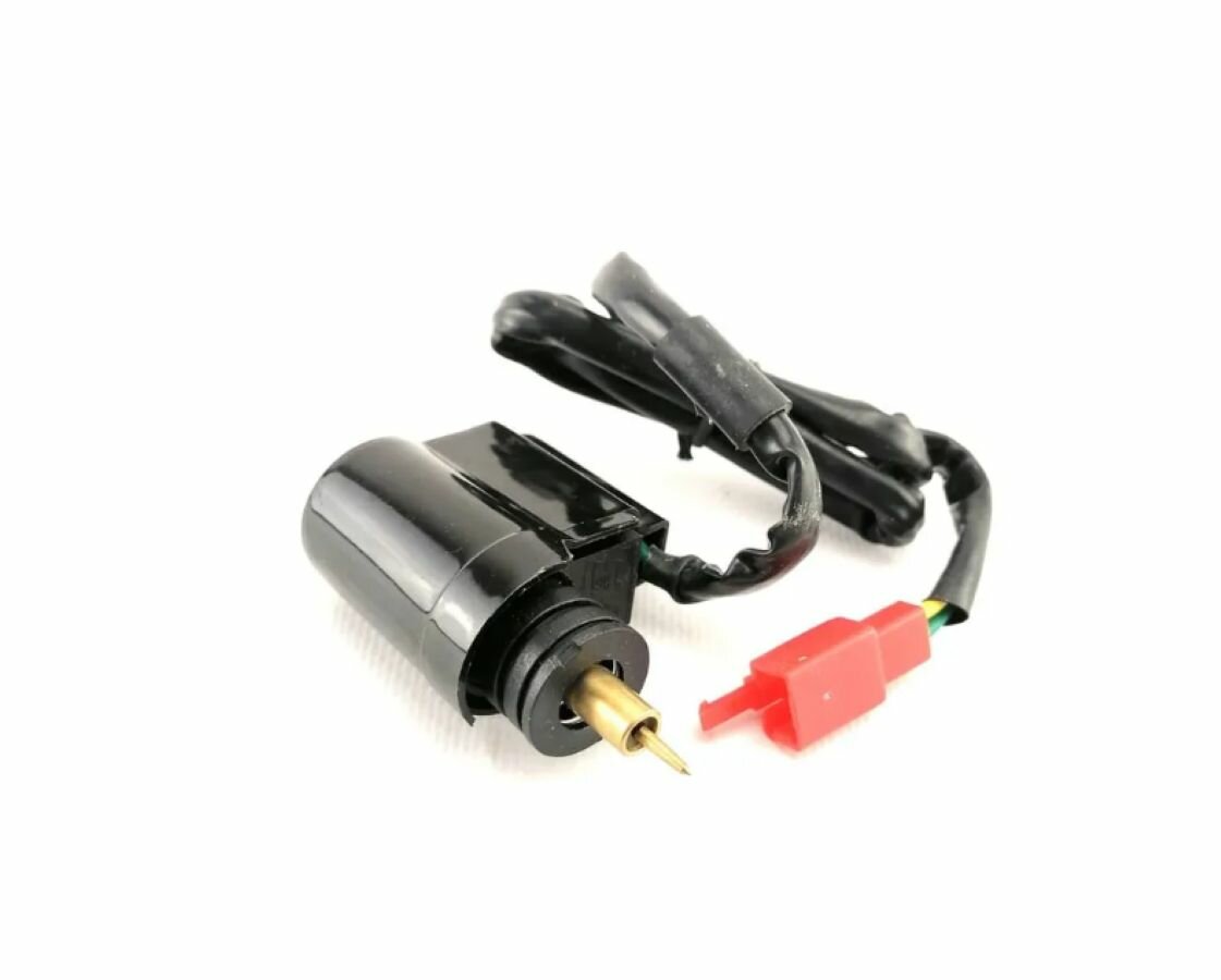 Электроклапан карбюратора Honda Dio, Lead, Tact а также для китайских 4т скутеров 139QMB, 157QMJ, 152QMI