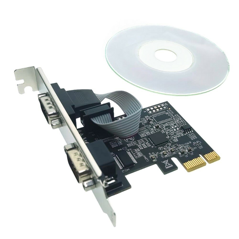 Espada Контроллер Контроллер PCI-E, 2S port, AX99100, PCIe2SAX 45805