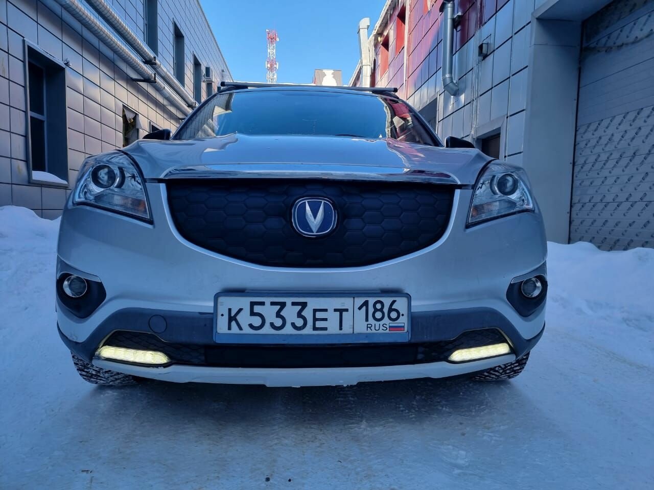 Утеплитель радиатора и бампера для Changan CS35 (2013 - 2022) Чанган (Чанан) СиЭс35