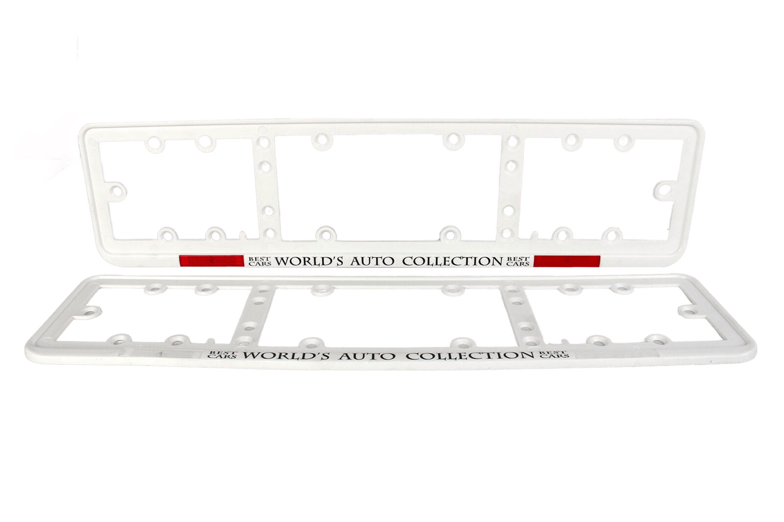 Рамка знака номерного белая малая 2 штуки AB-007W