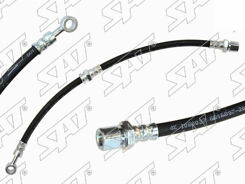 SAT ST-96397200 Шланг тормозной (Спереди/ Слева) Chevrolet Lacetti 04-13 / Daewoo Kalos 02-08