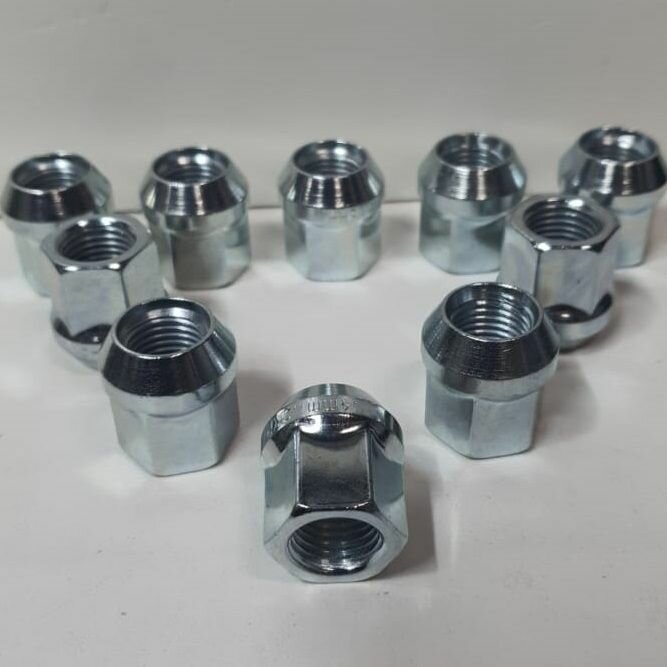 Гайка колёсная 14x1,5x25, конус, под 19 ключ, 10 штук
