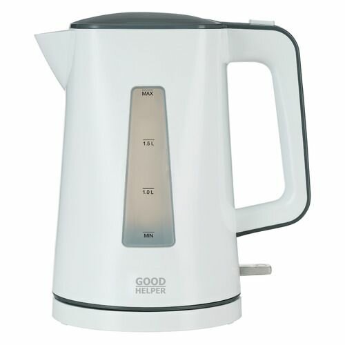Чайник электрический GOODHELPER KP-1720, 2200Вт, белый и серый