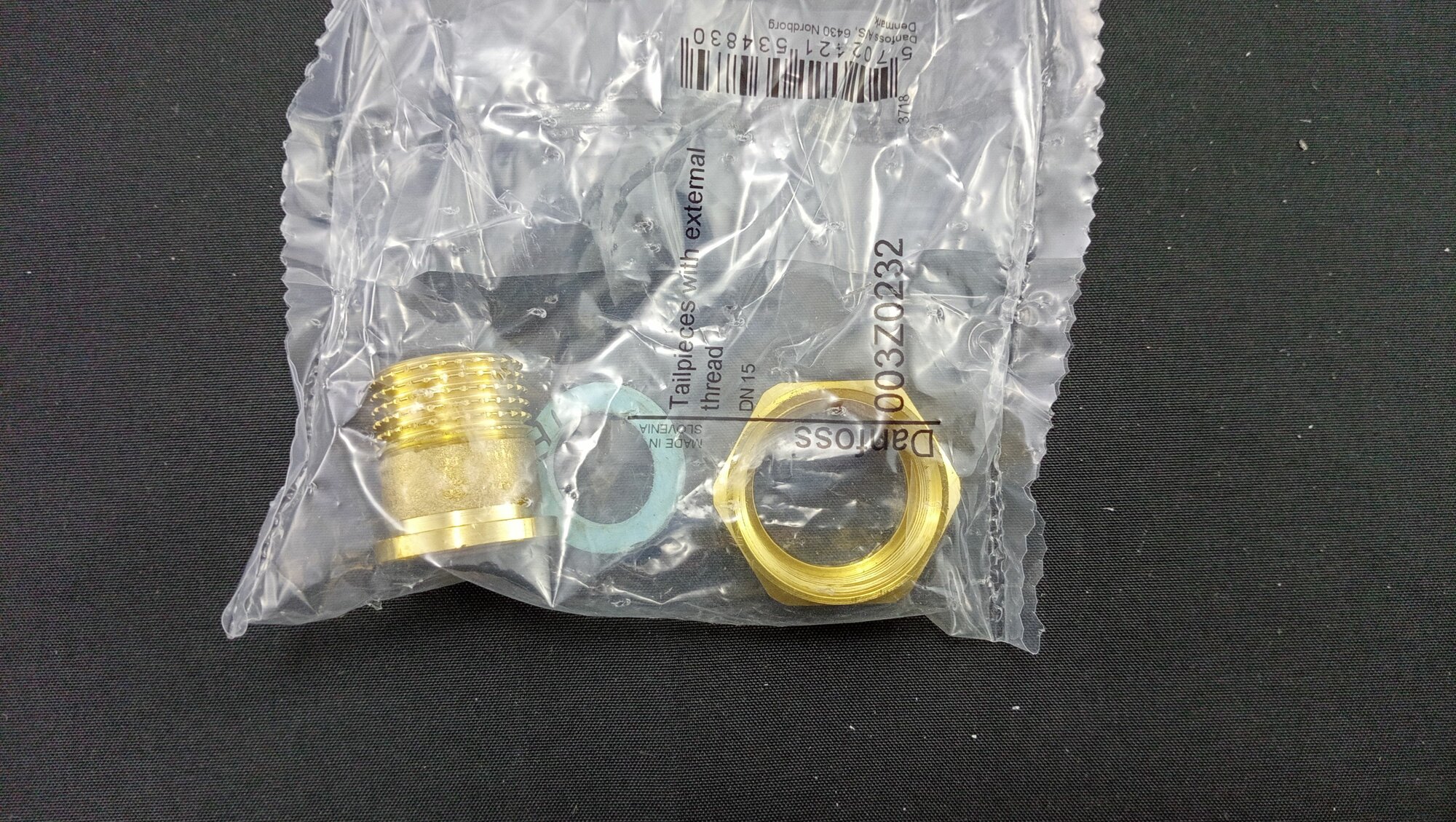 Danfoss 003Z0232 - Фитинг резьбовой для AQT Ду 15