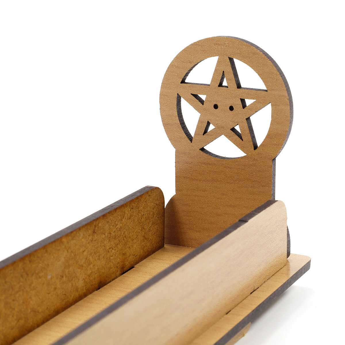 Подставка под благовония лыжа NNP3-03 звезда (дерево, 20 на 5 на 7 см.), 1 шт.