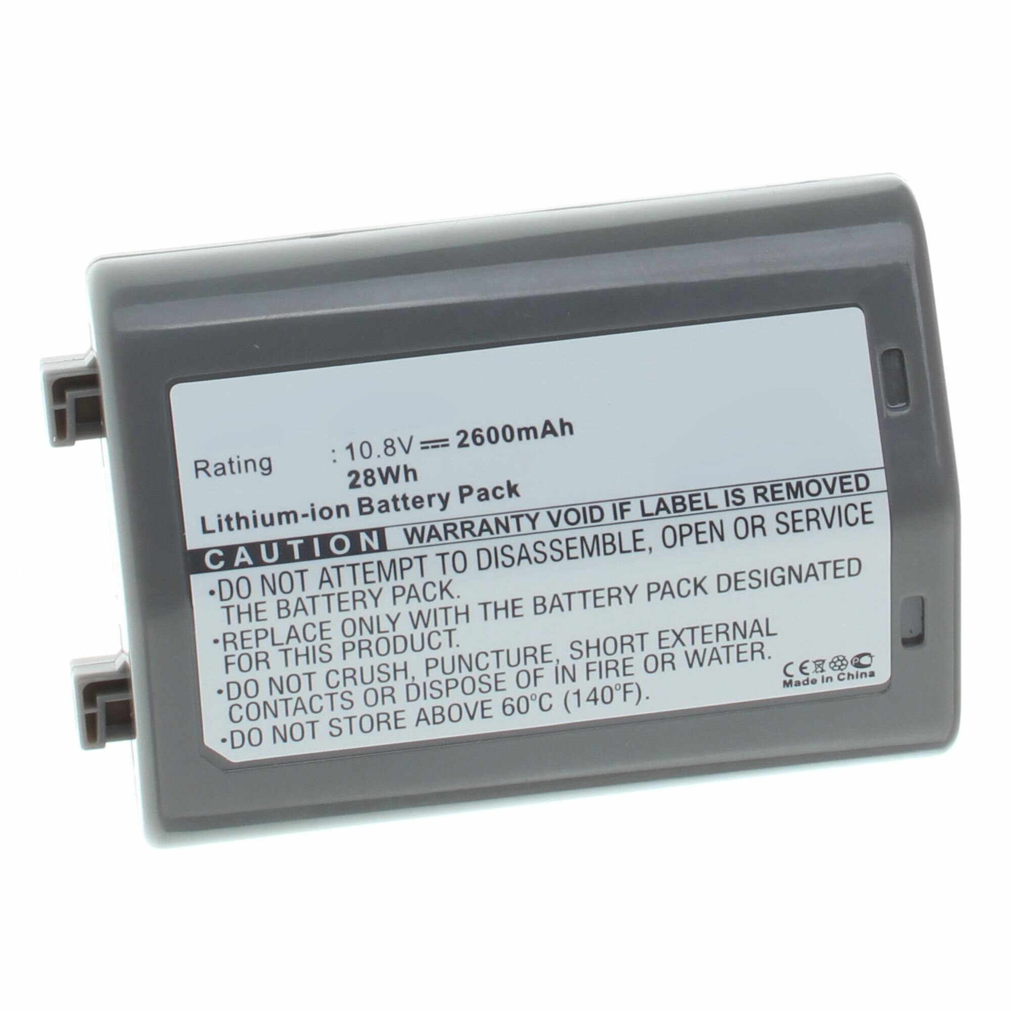 Аккумуляторная батарея iBatt 2600mAh для фотоаппарата Nikon D4, D4s (EN-EL18)