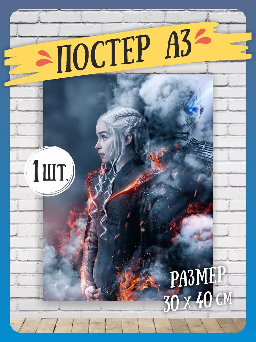 Постеры на стену Игра Престолов А3