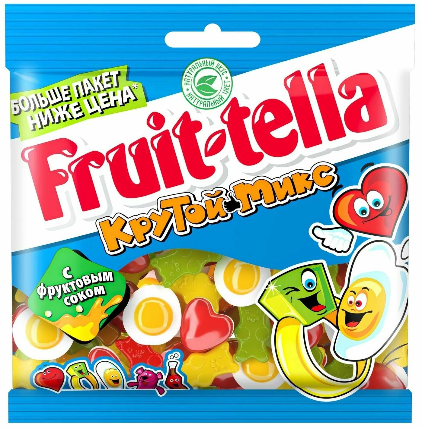 Мармелад Fruittella крутой микс, 150г, 6 шт.