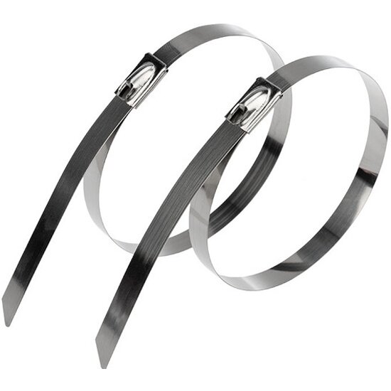 Хомут-стяжка стальной Rexant 300x7.9 мм, 10 шт.