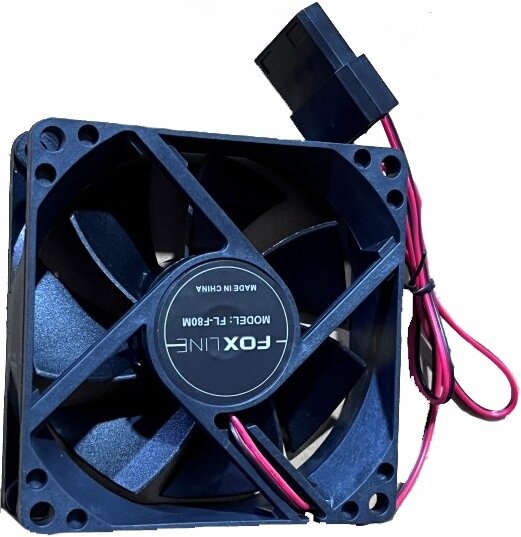 Вентилятор Case Cooler Foxline FL-F80M, 80mm, Molex connector
