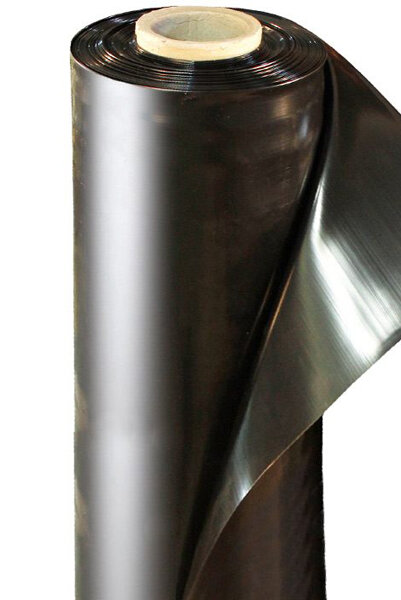 Пленка п/э черная 100мкм ширина 3м (100м)