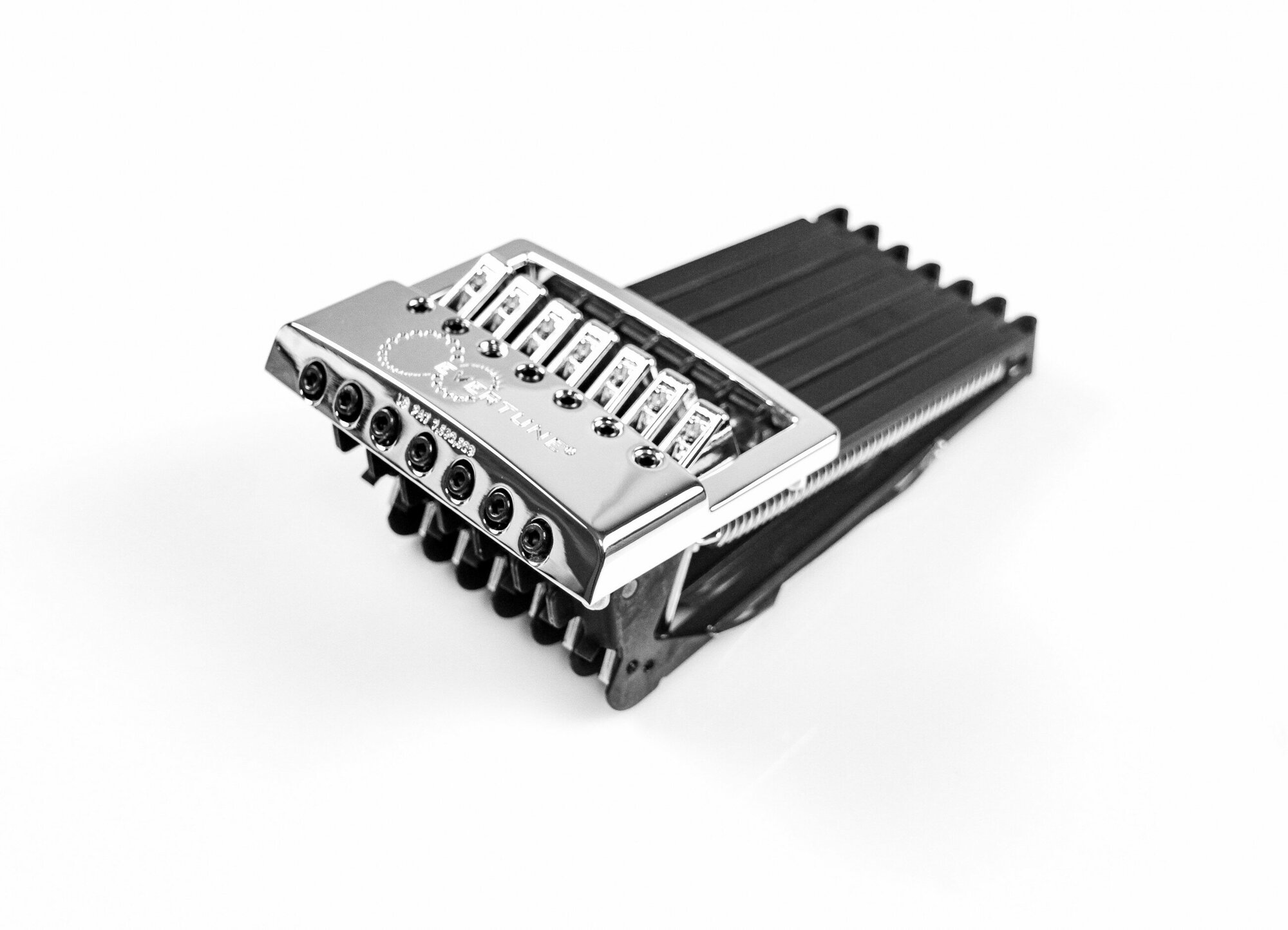 Бридж фиксированный семиструнный EVERTUNE model F, ET001F7C, хром