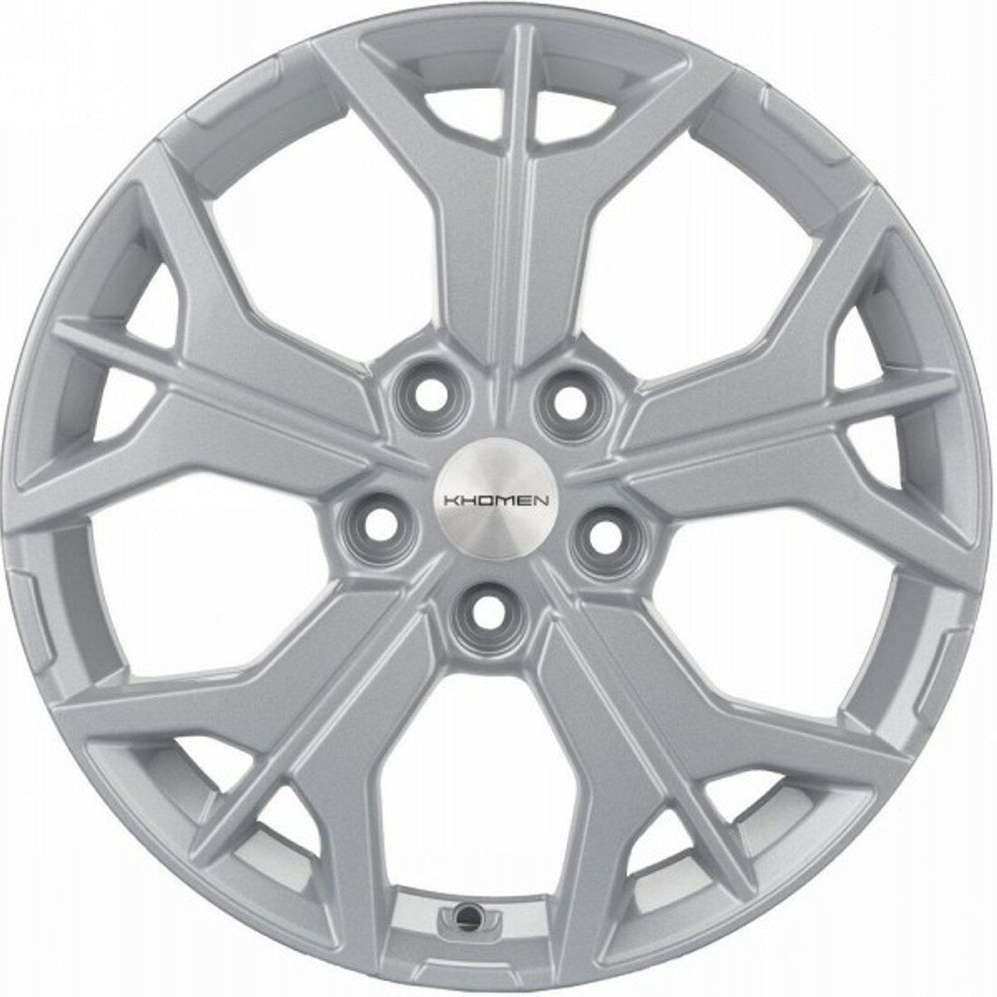Колесный диск Khomen Wheels KHW1715 7x17 5x112 ET54 57,1 F-Silver литой для автомобиля