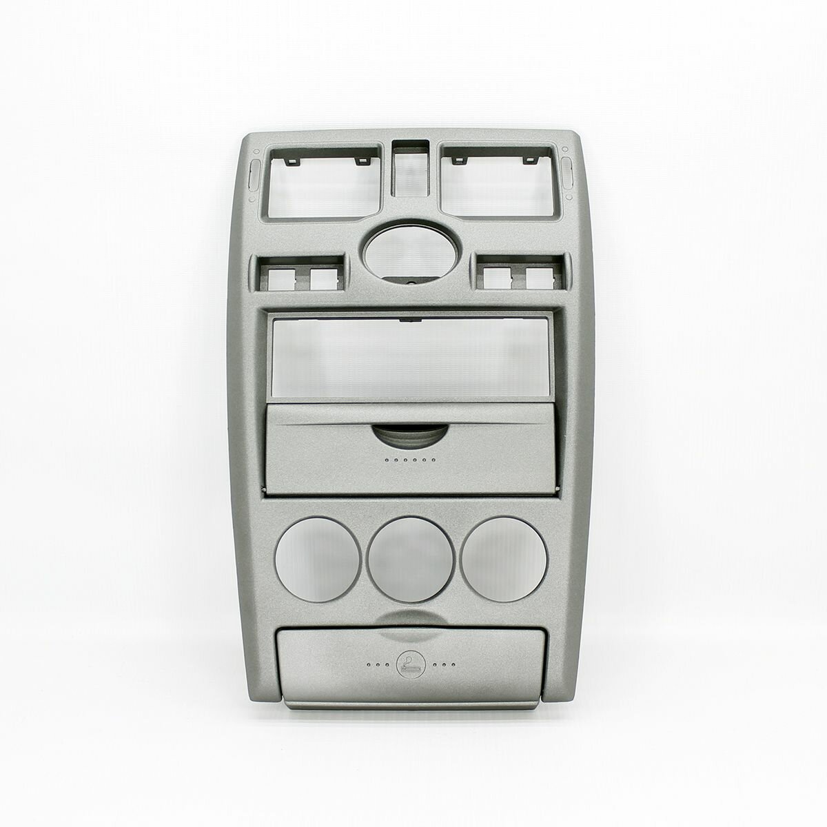 Центральная консоль панели приборов Лада Приора / ВАЗ 2170 (1 DIN, кварц, с пепельницей)