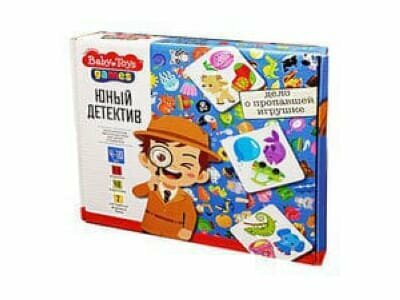 Настольная Игра Юный детектив. Дело о пропавшей игрушке (игровое поле, карточки, фишки, песочные часы, от 4 лет) 05239, (ООО "Десятое королевство")