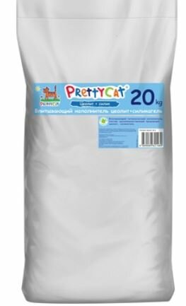 Pretty Cat Наполнитель впитывающий для кошачьих туалетов " Naturel" CLUB, 20кг 20 кг