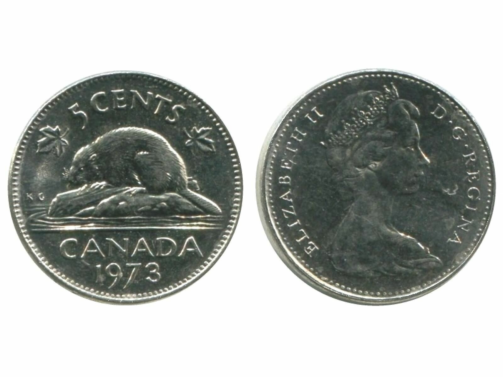 5 центов Канады 1973 г.