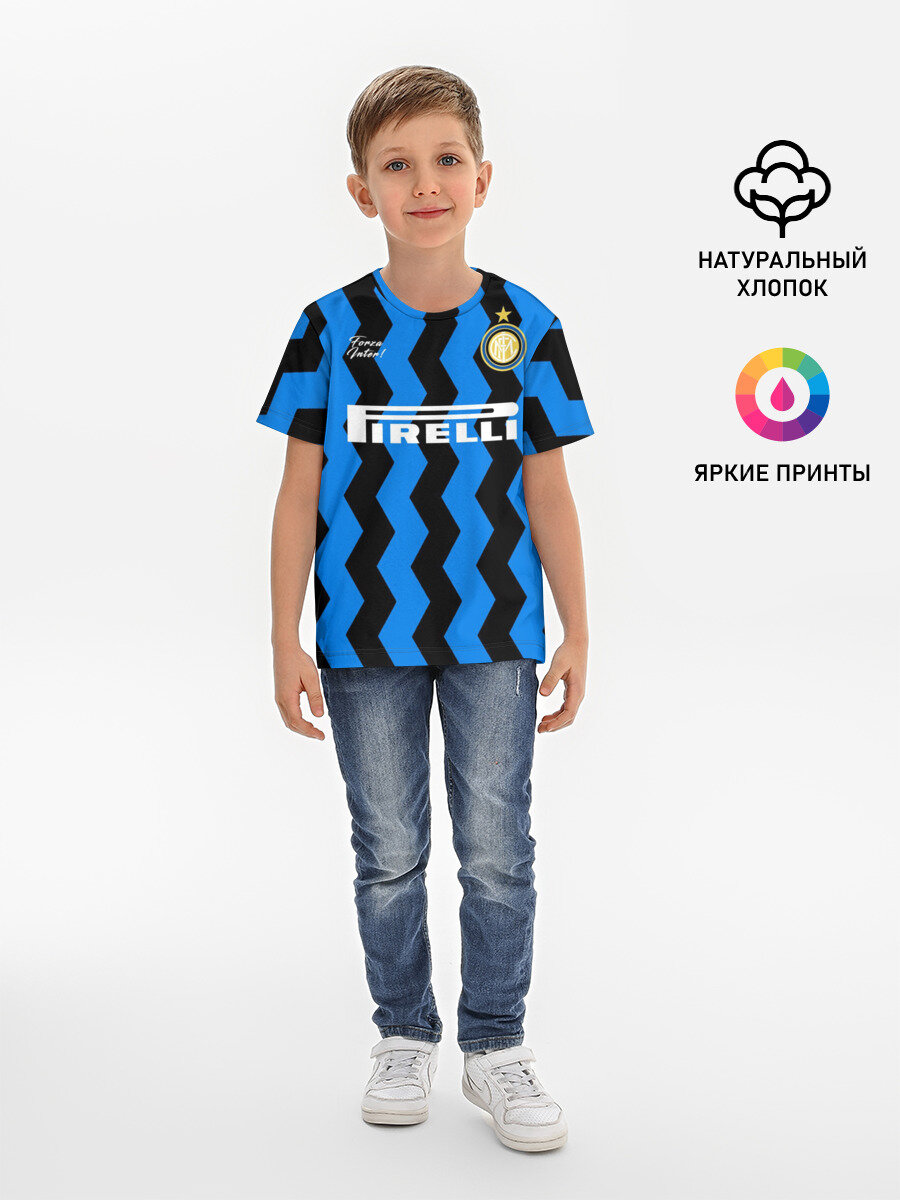 Футболка хлопковая детская INTER домашняя 20/21