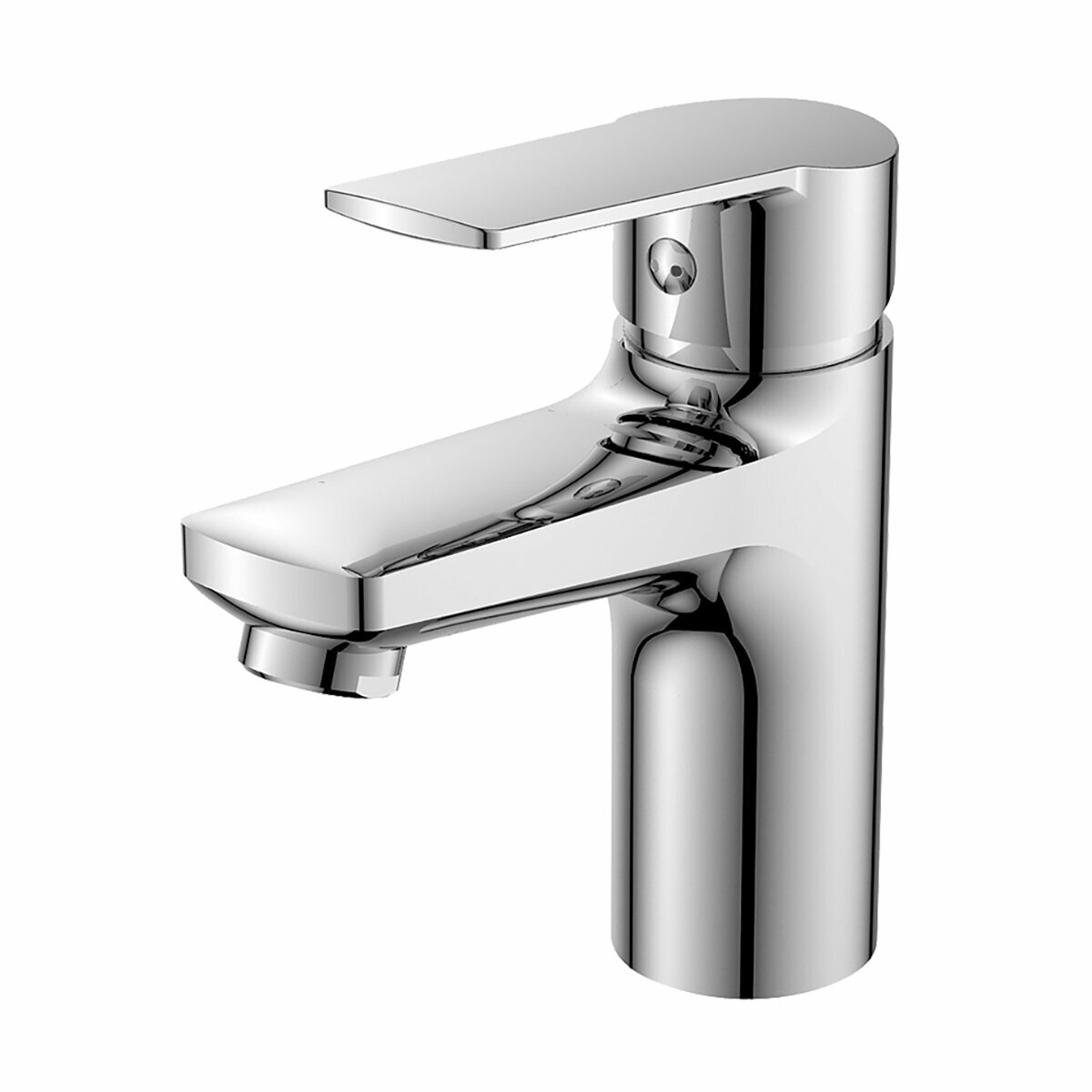 Смеситель для умывальника Decoroom монолитный, излив 100 мм, картридж 35 мм