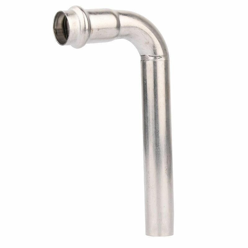 Отвод 90 пресс - труба 42 мм, сталь нержавеющая, WAAG Heavy Inox