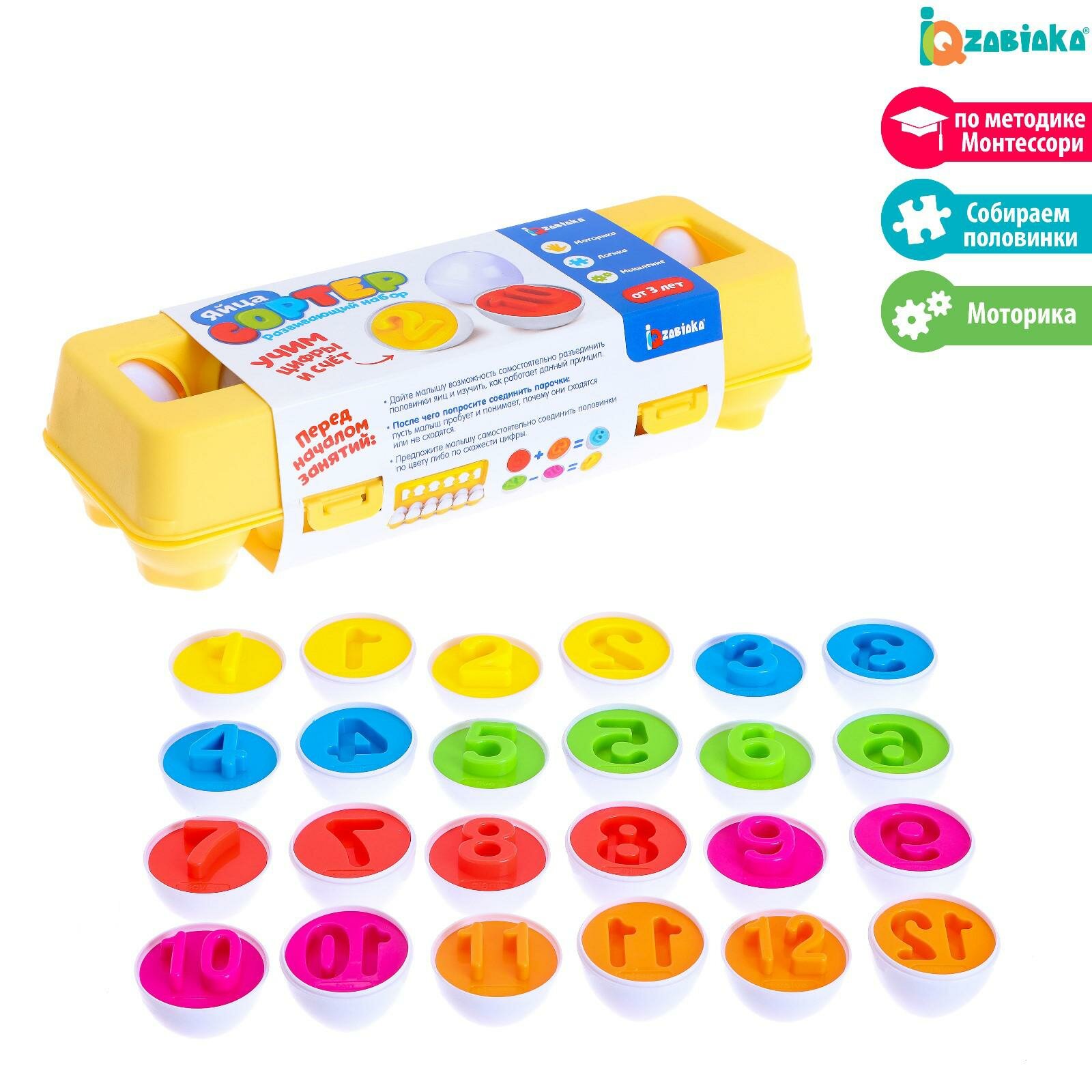 Настольная игра IQ-ZABIAKA Сортер яйца