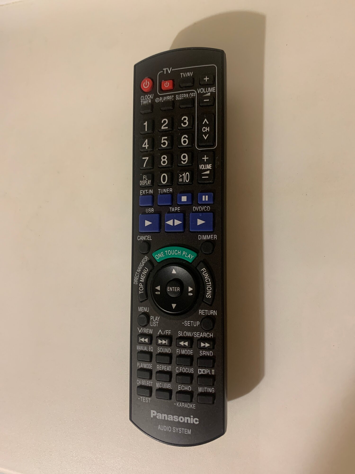 Пульт дистанционного управления Panasonic N2QAYB000110, для SA-NC9, оригинальный