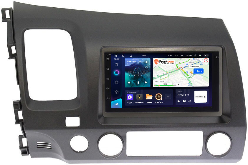 Штатная магнитола Honda Civic 8 4D 2005-2012 (левый руль, седан) Teyes CC3L 4/32 7" RP-HNCV52-60 Android 10 (DSP, AHD)