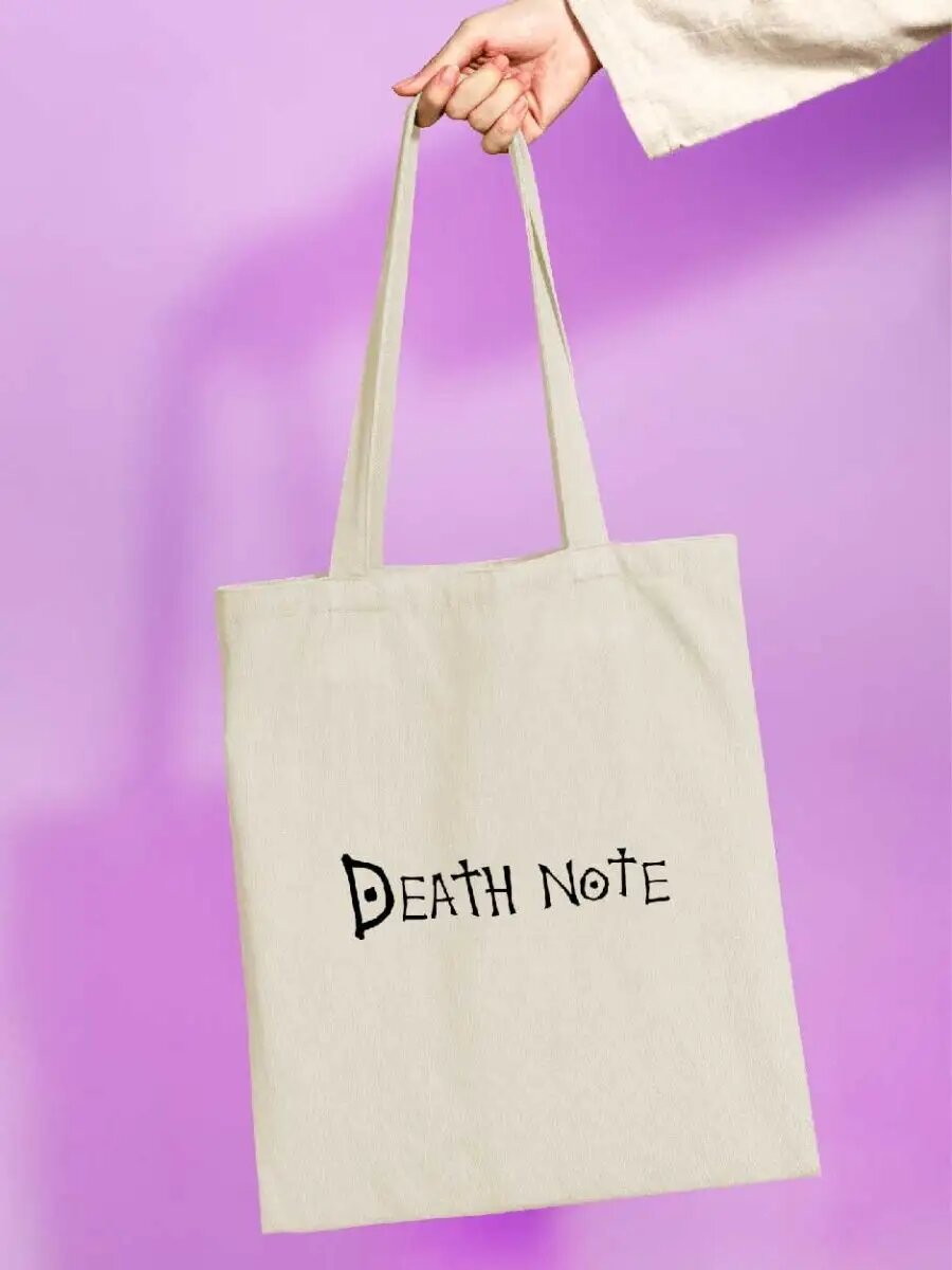 Сумка шоппер  с принтом аниме Death Note