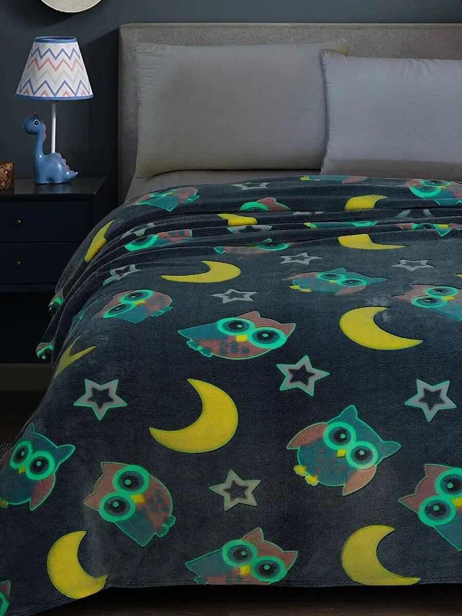 Плед светящийся в темноте 200х220 Moonlight