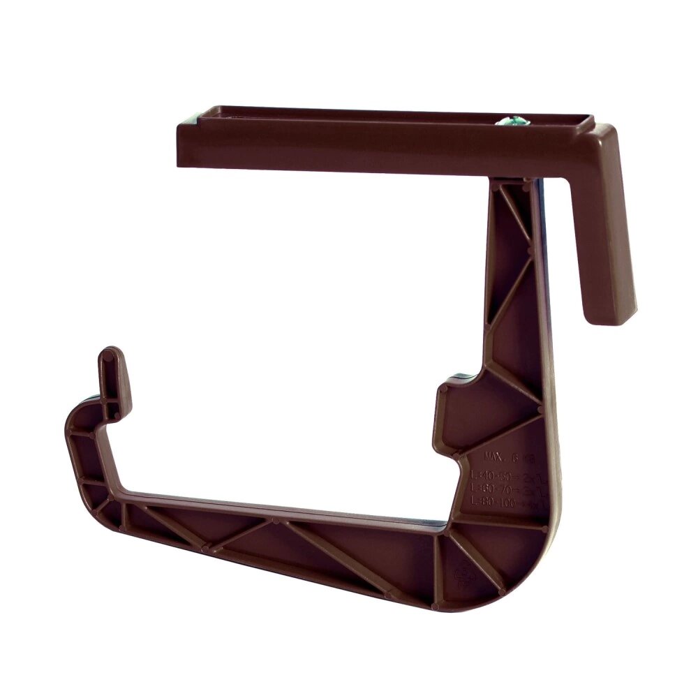 Держатель для балконного ящика Prosperplast Hangplast, пластик, коричневый, 1 шт