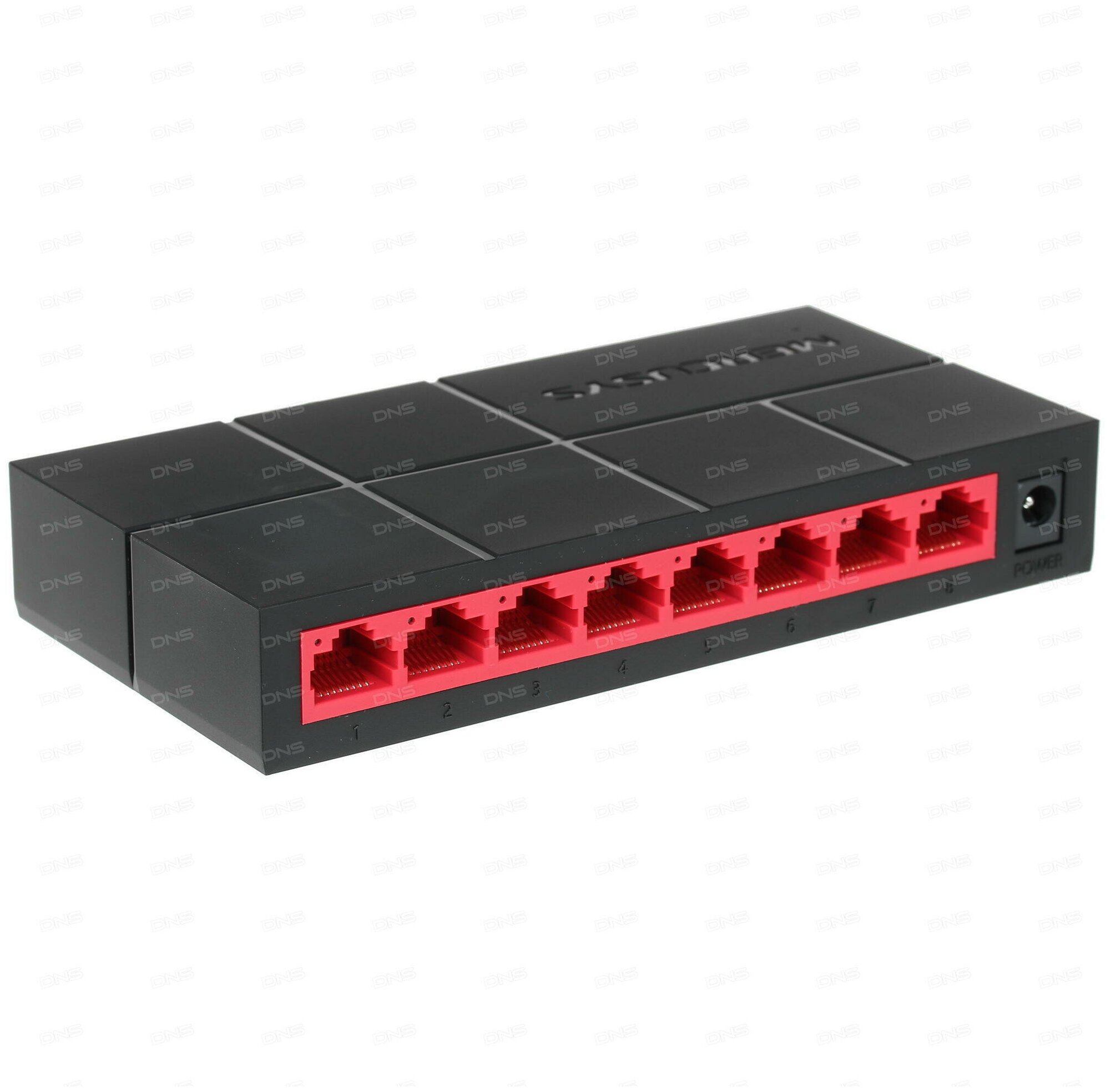Mercusys MS108G 8-портовый гигабитный настольный коммутатор, неуправляемый, пластиковый