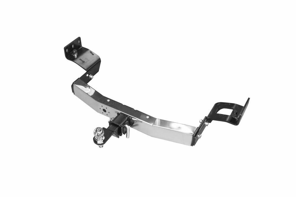 Фаркоп Митсубиси Паджеро Спорт (2008-2020) съемный квадрат с нержавеющей накладкой